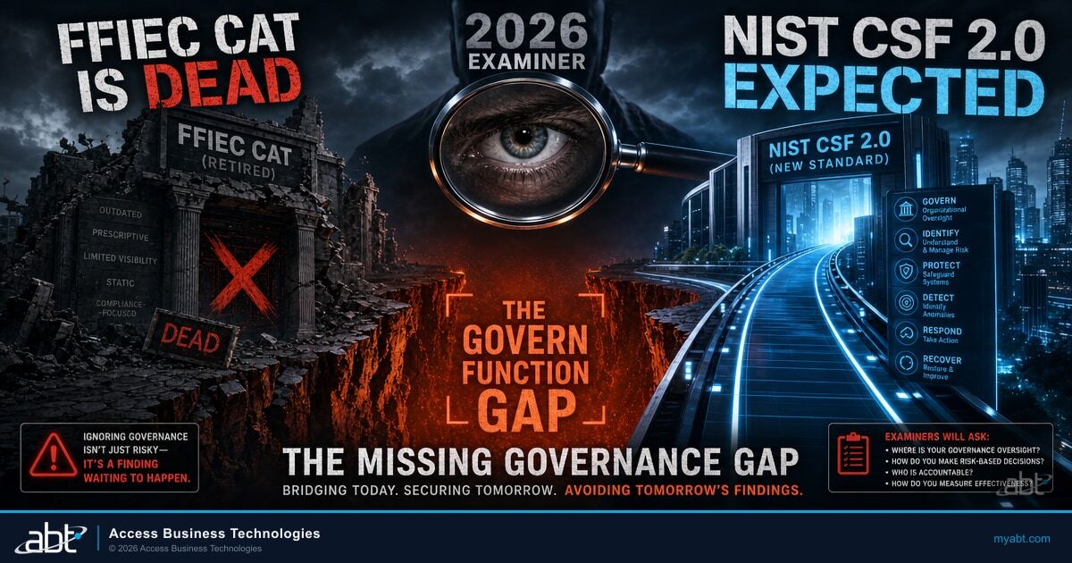 FFIEC CAT Is Dead: Your 2026 Examiner Expects NIST CSF 2.0 — Here's the ...