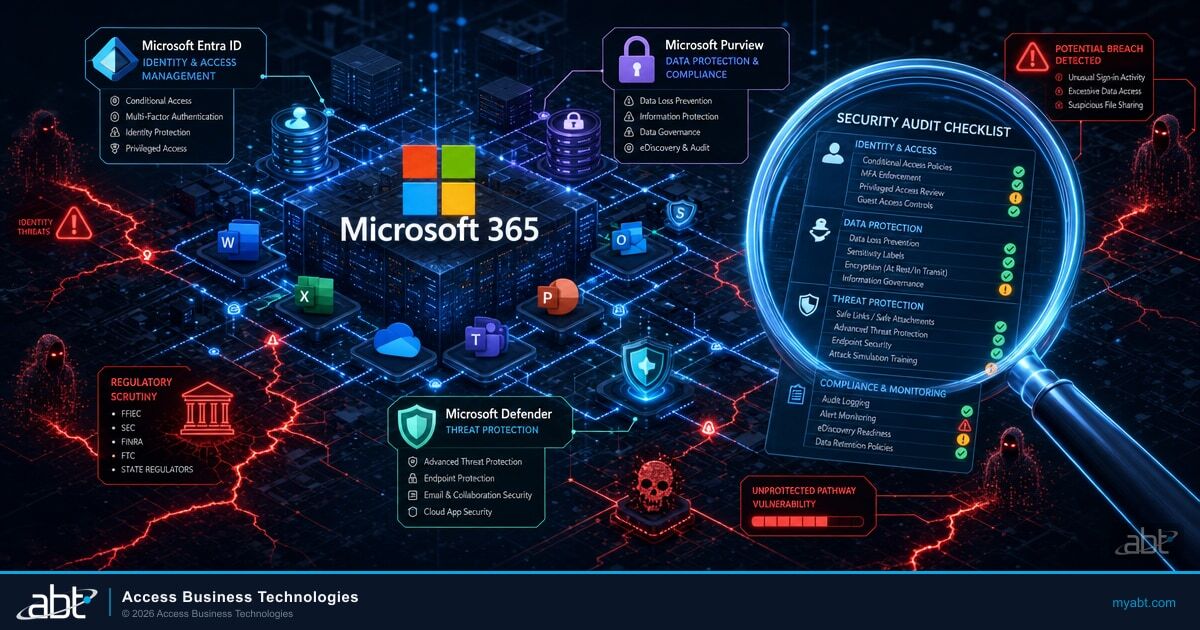 Microsoft 365 Security Audit Checklist for Community Banks